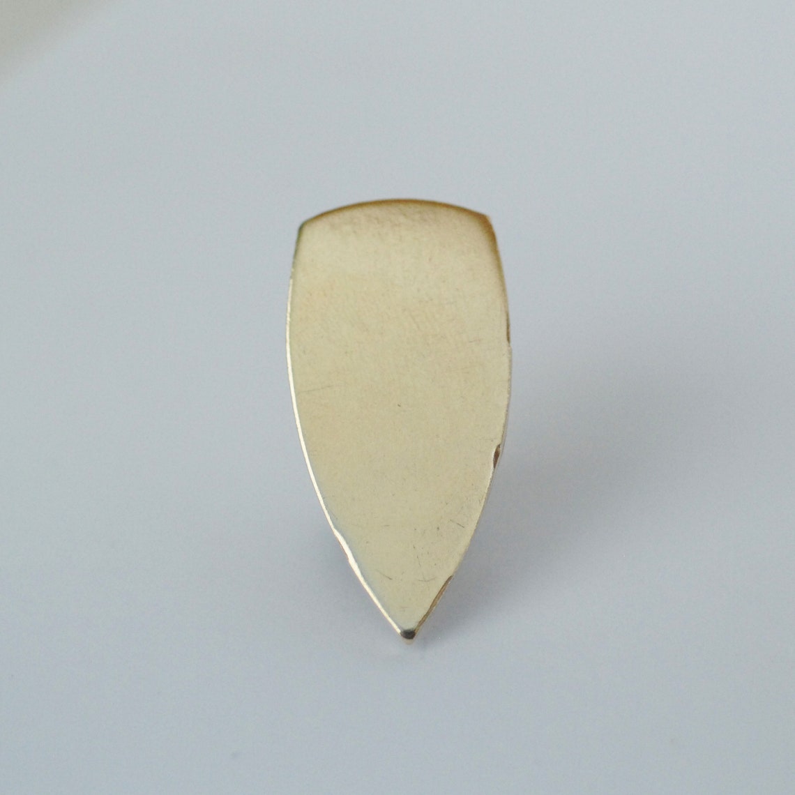 Teardrop shield shape metal blanks for making jewelry | Etsy