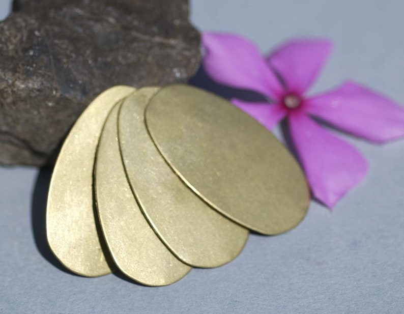 Metal Blanks Oval Shapes 35mm X 22mm for Hand Stamping 26g 24g | Etsy