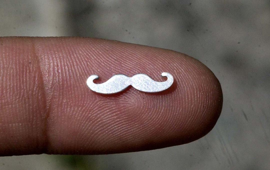 My MOST Tiny Moustache Blank Cutout for 24g Metalworking Soldering ...