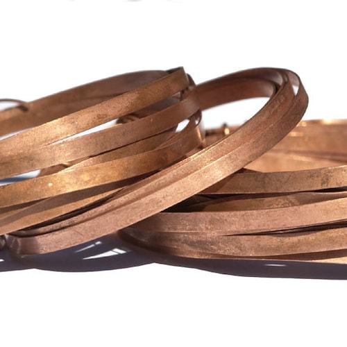 Copper Bezel Wire Handmade 3mm Wide 28gauge 10 Feet - Etsy