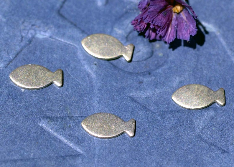 My MOST Super Tiny Fish Blank Cut Out for 24g DIY Jewelry - Etsy