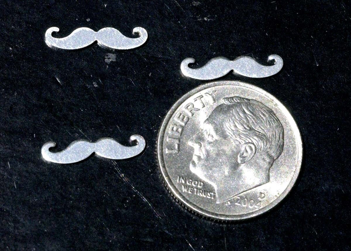 My MOST Tiny Moustache Blank Cutout for 24g Metalworking Soldering ...