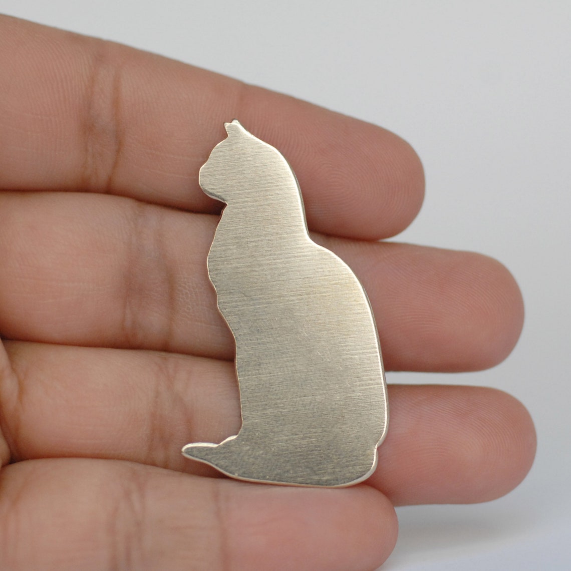 Formas de gato sentado 43mm x 24mm 24G 22G 20G Blanks for - Etsy España