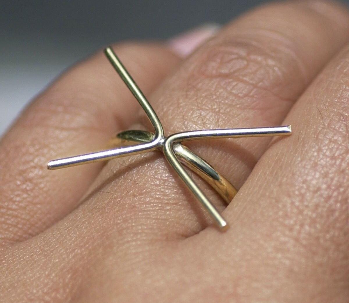 Brass Handmade Claw Ring Setting for Natural Stone Setting | Etsy