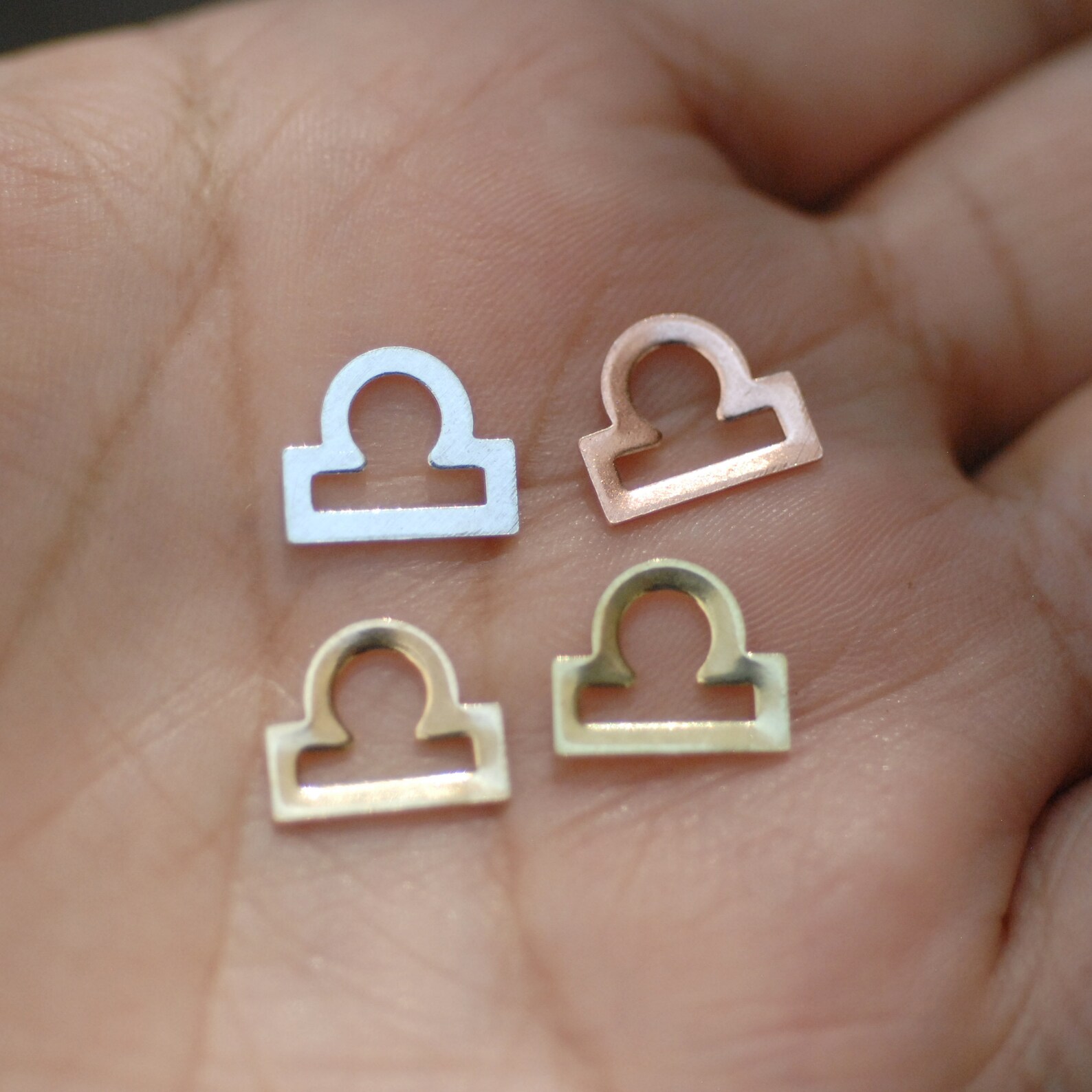 My MOST Tiny Libra Zodiac Sign Shapes 24g Mini Miniature Metal - Etsy