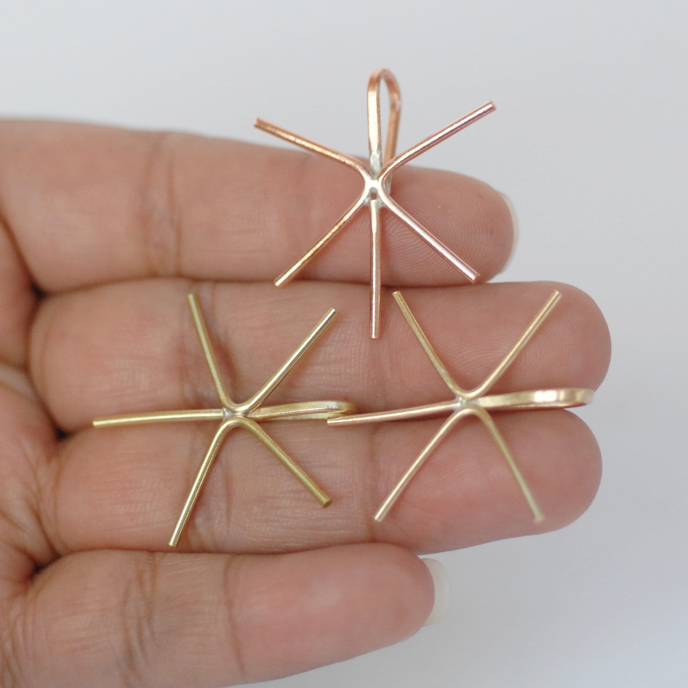 5 Prongs Claw Setting Pendant for Natural Stones Prong - Etsy Israel