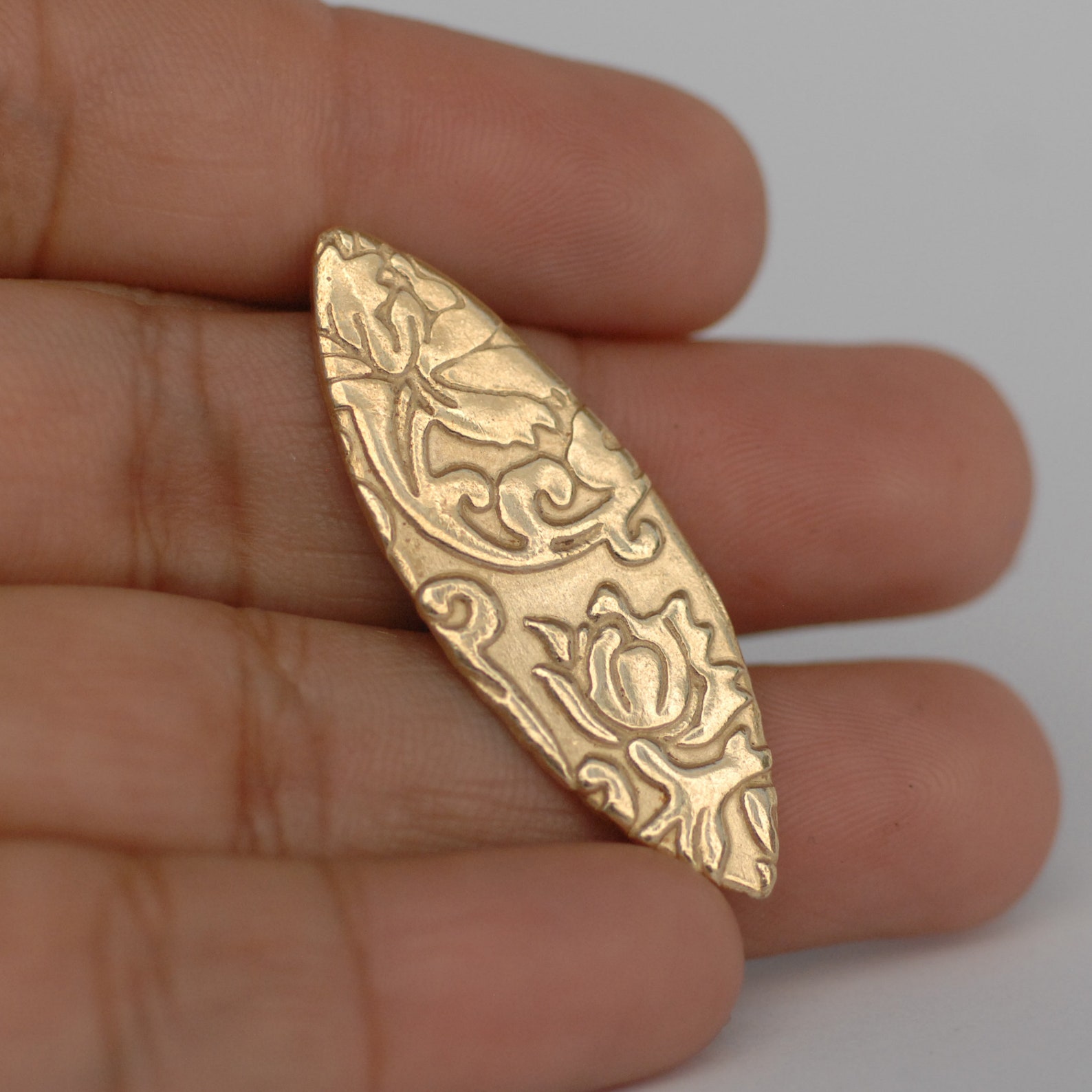 Pointed Oval Eye Shaped Blank 38mm X 13mm 20g Shape Cutout for - Etsy