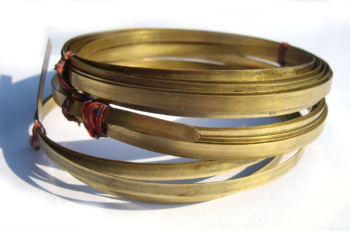 Brass Bezel Wire Handmade 8mm wide 30g 3 feet length | Etsy