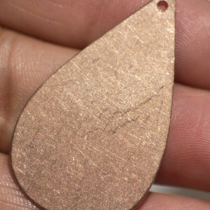 Large Pointed Teardrop With Hole Blanks Shape for Enameling Stamping ...