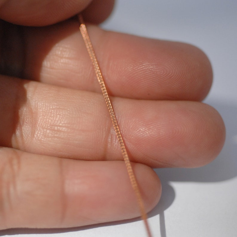 Very Fine Wire W/ Dot Pattern 0.8mm Textured Metal Wire 5 Feet - Etsy