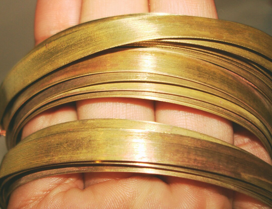Brass Bezel Wire Handmade 7mm Wide 28g 10 Feet Length - Etsy