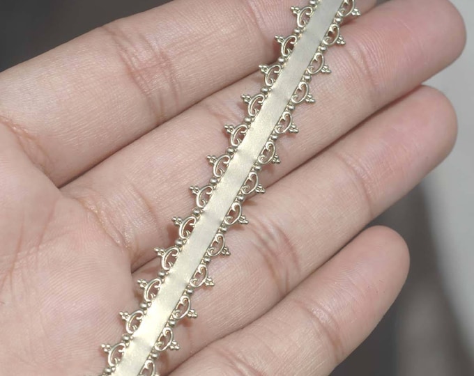 Ornate Gallery Wire Bezel Stock 11.8mm Victorian Style Textured Metal ...