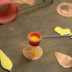 Copper Lopsided Heart Shape Blank Valentine's Day Hearts 27mm X 30mm ...