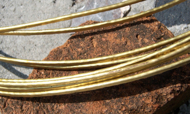 Brass Hammered Ring Shank 3mm Bezel Wire for Ring Making - Etsy