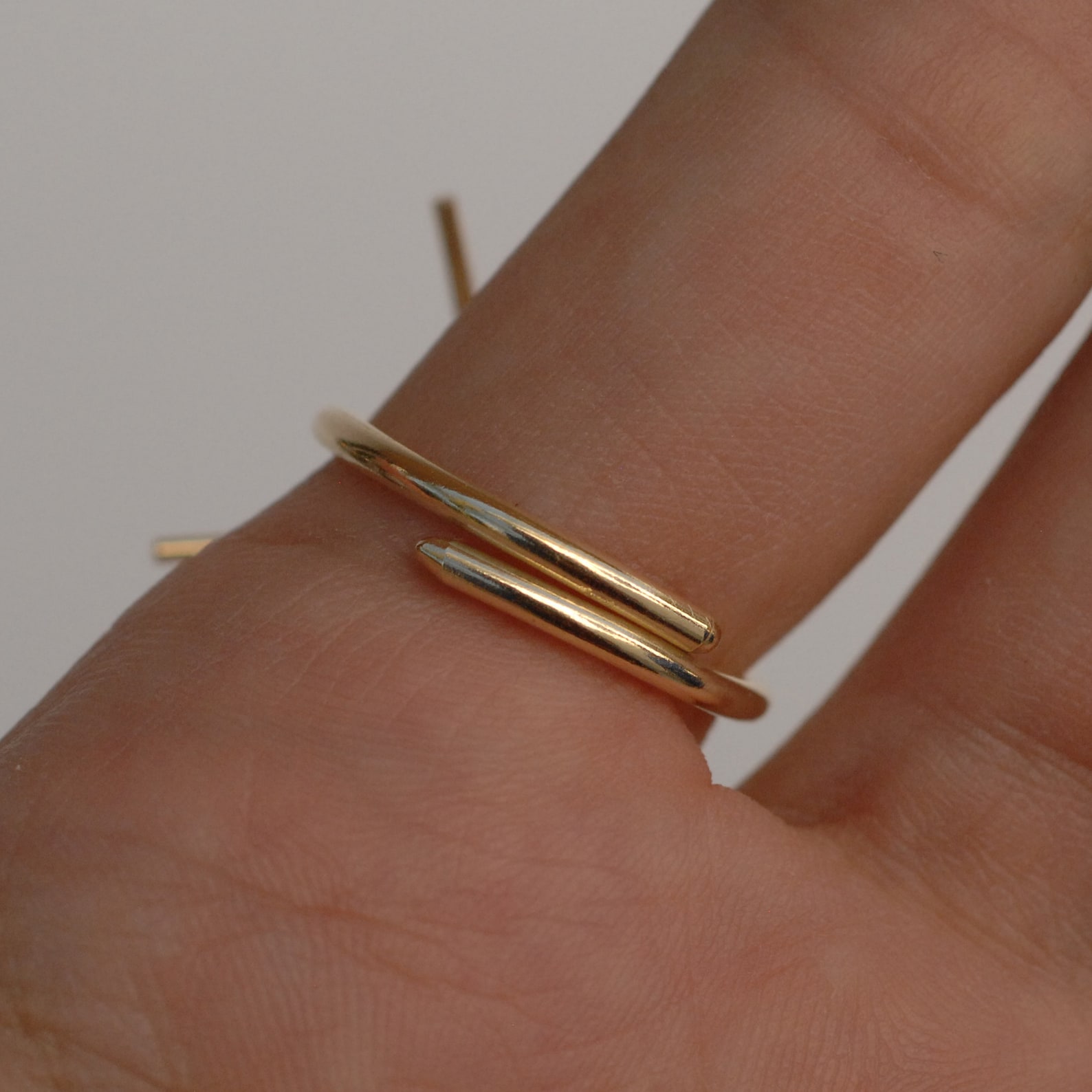 Blank Ring With Adjustable Round Band, Five Prongs for Setting Stones ...