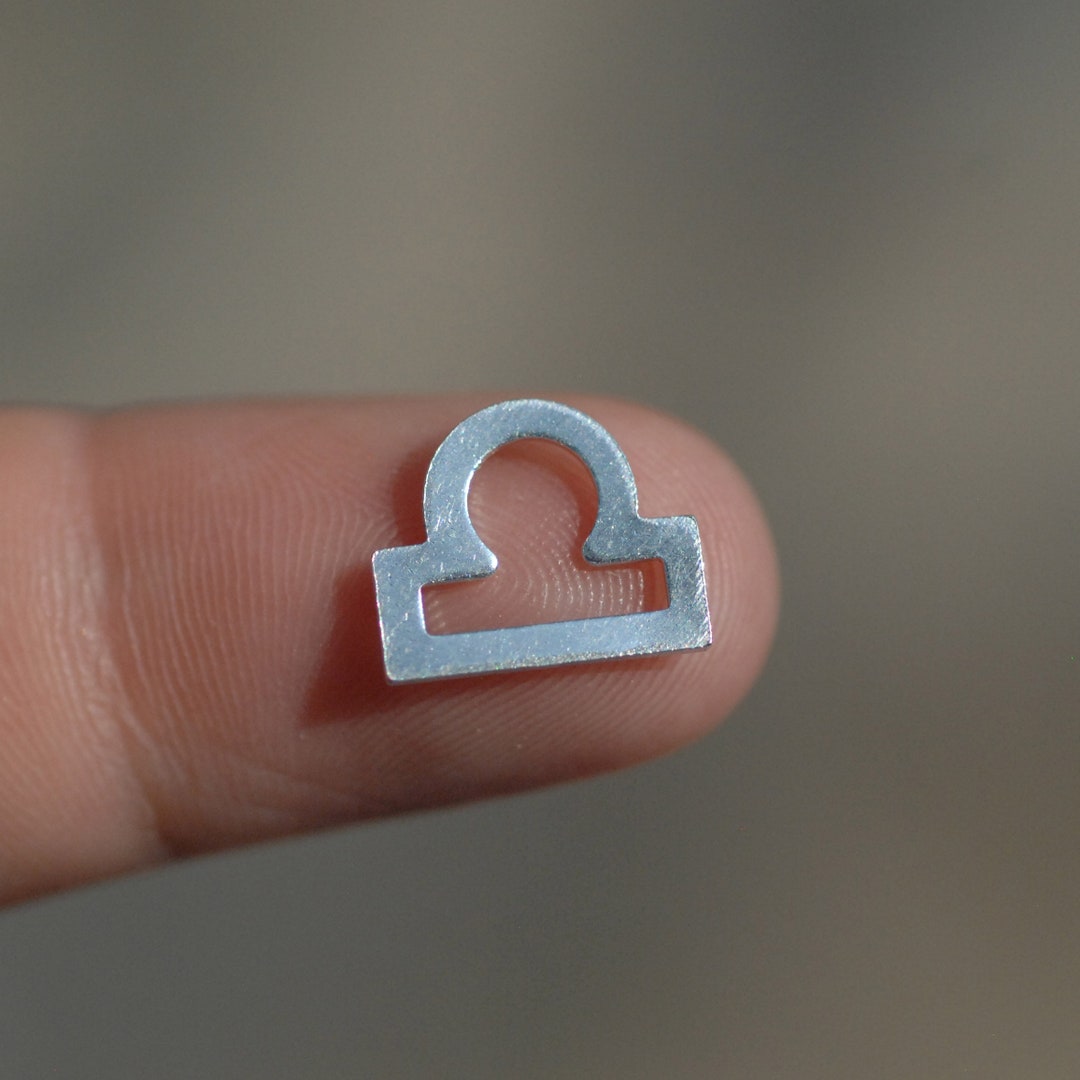 My MOST Tiny Libra Zodiac Sign Shapes 24g Mini Miniature Metal - Etsy