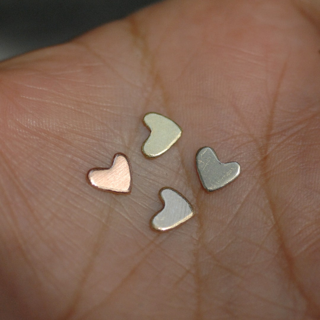 Copper Lopsided Heart Blanks: Metal Shapes for Enameling, Stamping (8 ...