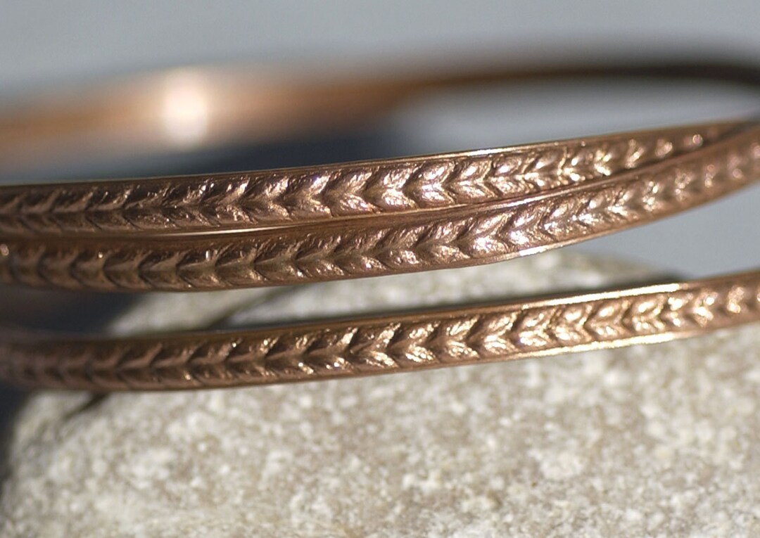 Ring Stock, Ring Shank, Textured Metal Wire, Jewelry Wire 3.4mm - for ...