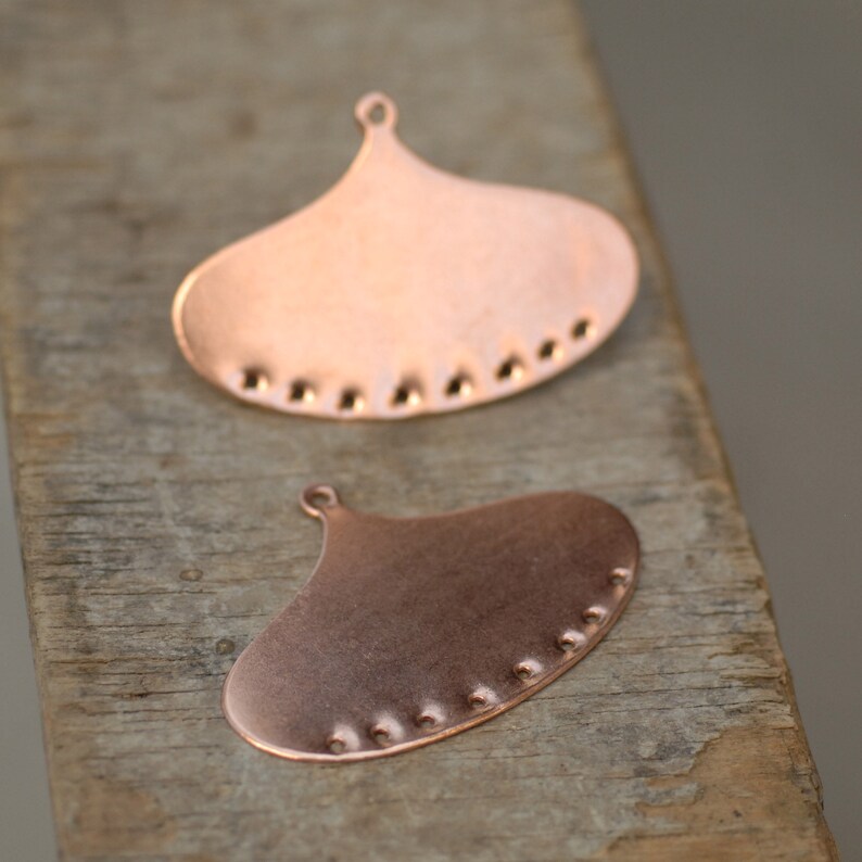 Wide Teardrops With Multi Holes Earring Blanks for Enameling - Etsy
