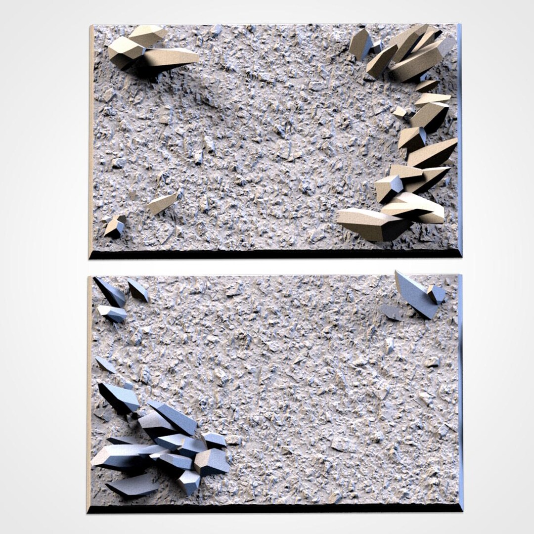 Crystal Square Bases, Scenic Base, 20x20mm to 100x150mm - Etsy