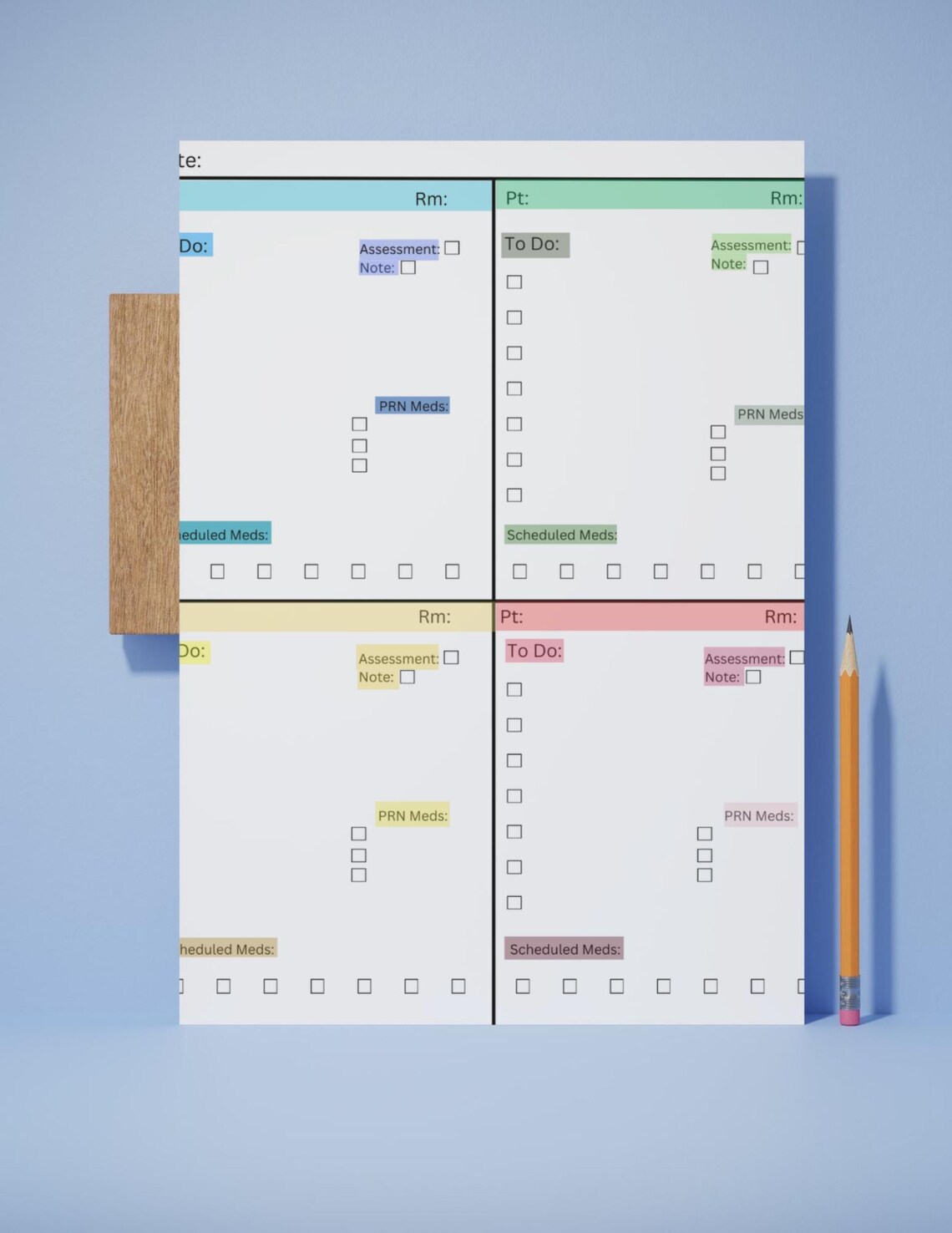 Nurse to Do List Nurse Report Sheet New Grad Nurse Nursing School ...