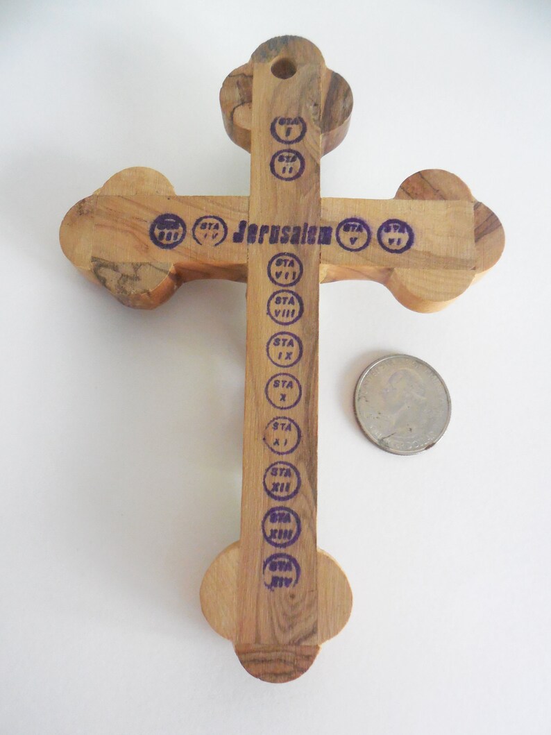 Vintage INRI Crucifix Small Cross With Four Compartments: - Etsy
