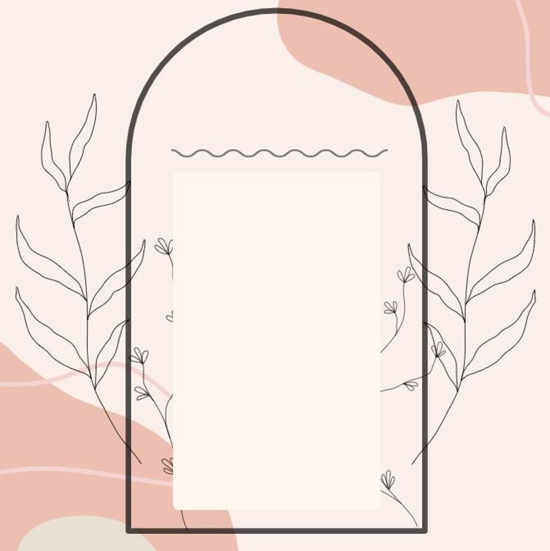 Blank Girly Invitation - Etsy