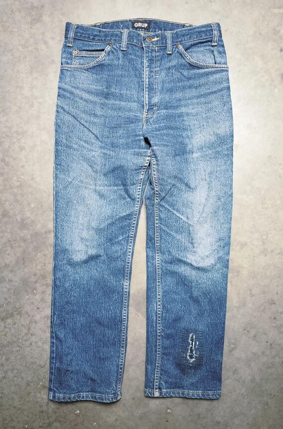 1993 Lee Jeans + repair // classic vintage denim jean… - Gem