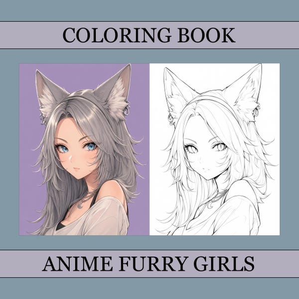 Anime Furry Cat Girl - Etsy