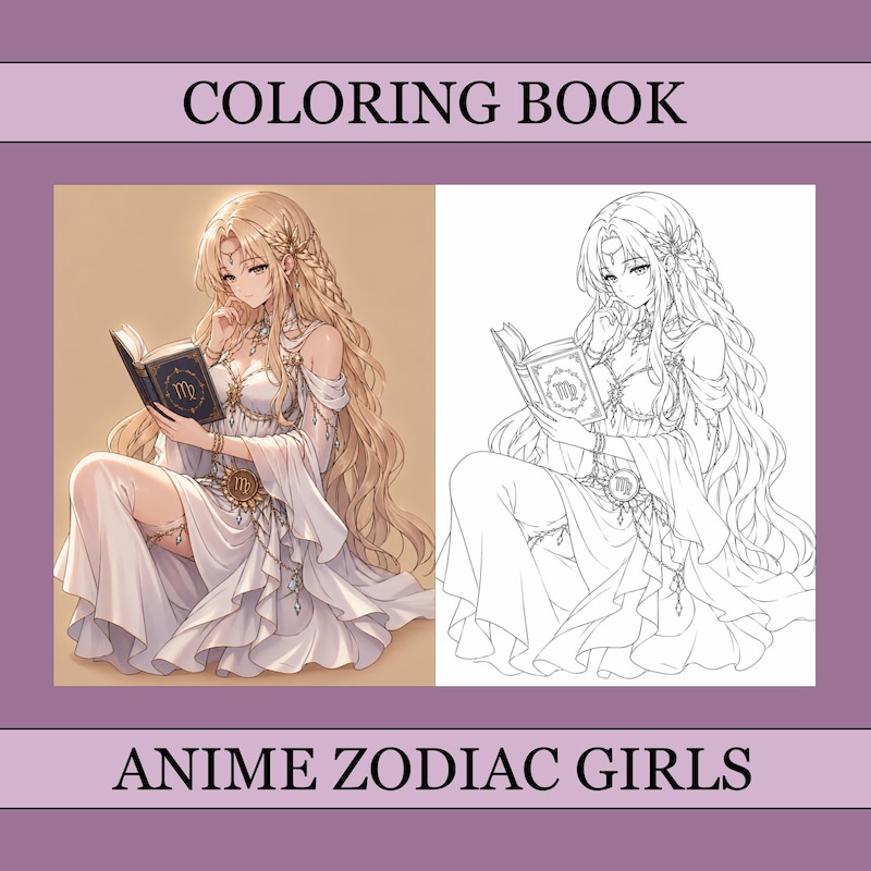 Zodiac Anime Girls - Etsy