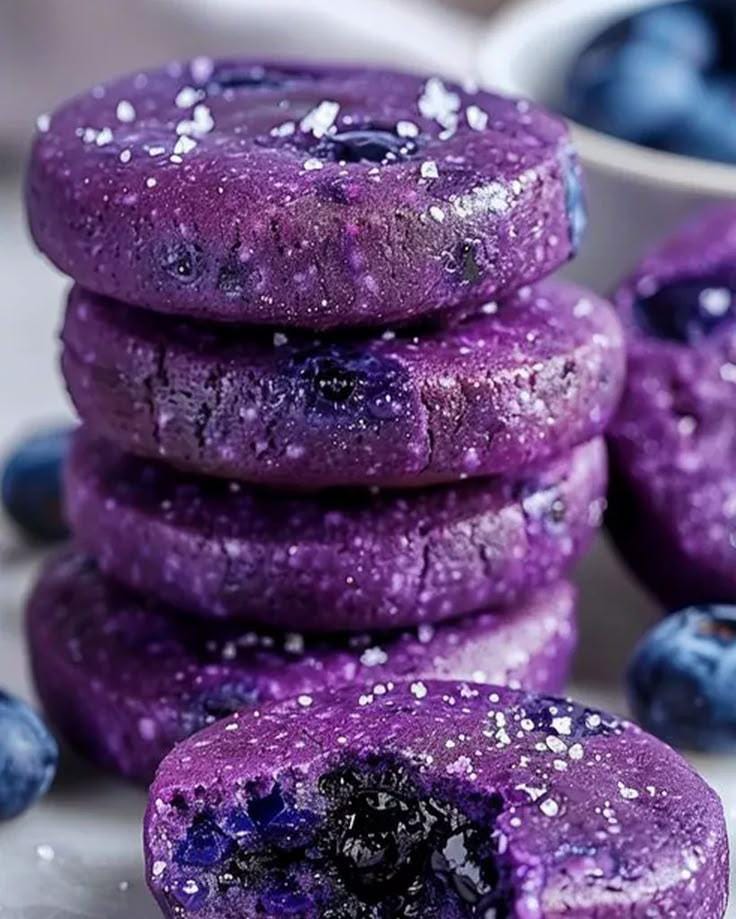 Blue(berry) Cookies | Vegan & Naturally Blue! - Etsy
