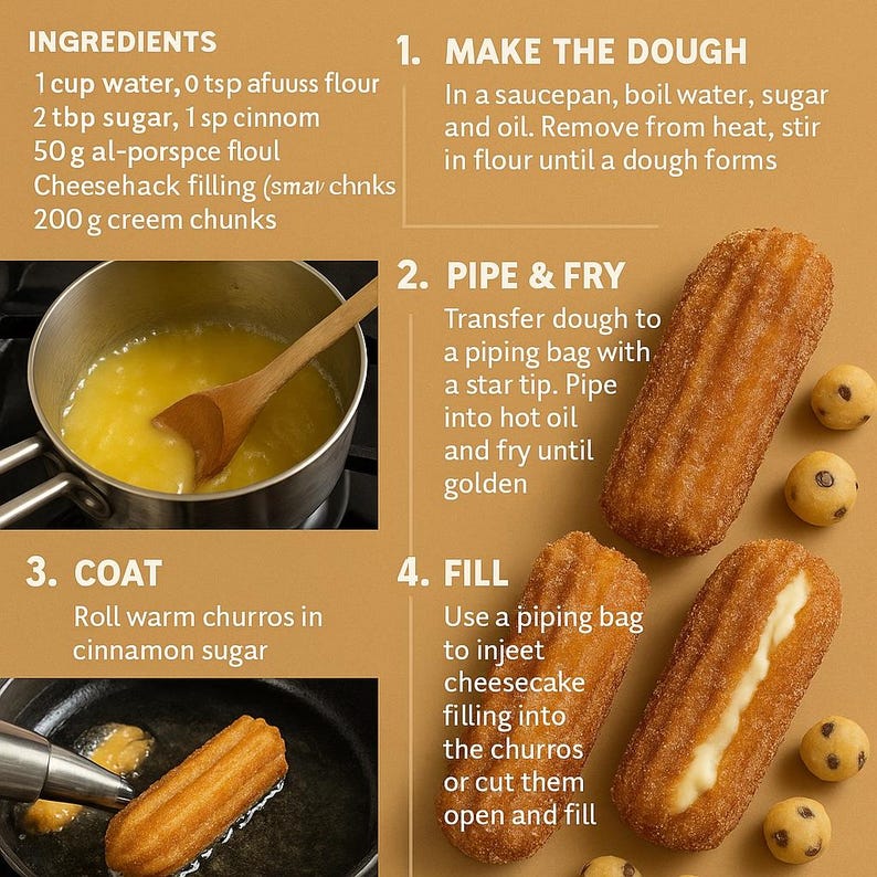 Cheesecake Cookie Dough Churros - Etsy
