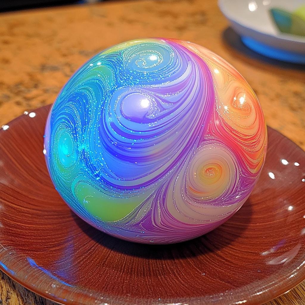Halloween Glow Swirl Bounce Ball Recipe PDF – Spooky Dessert Printable ...