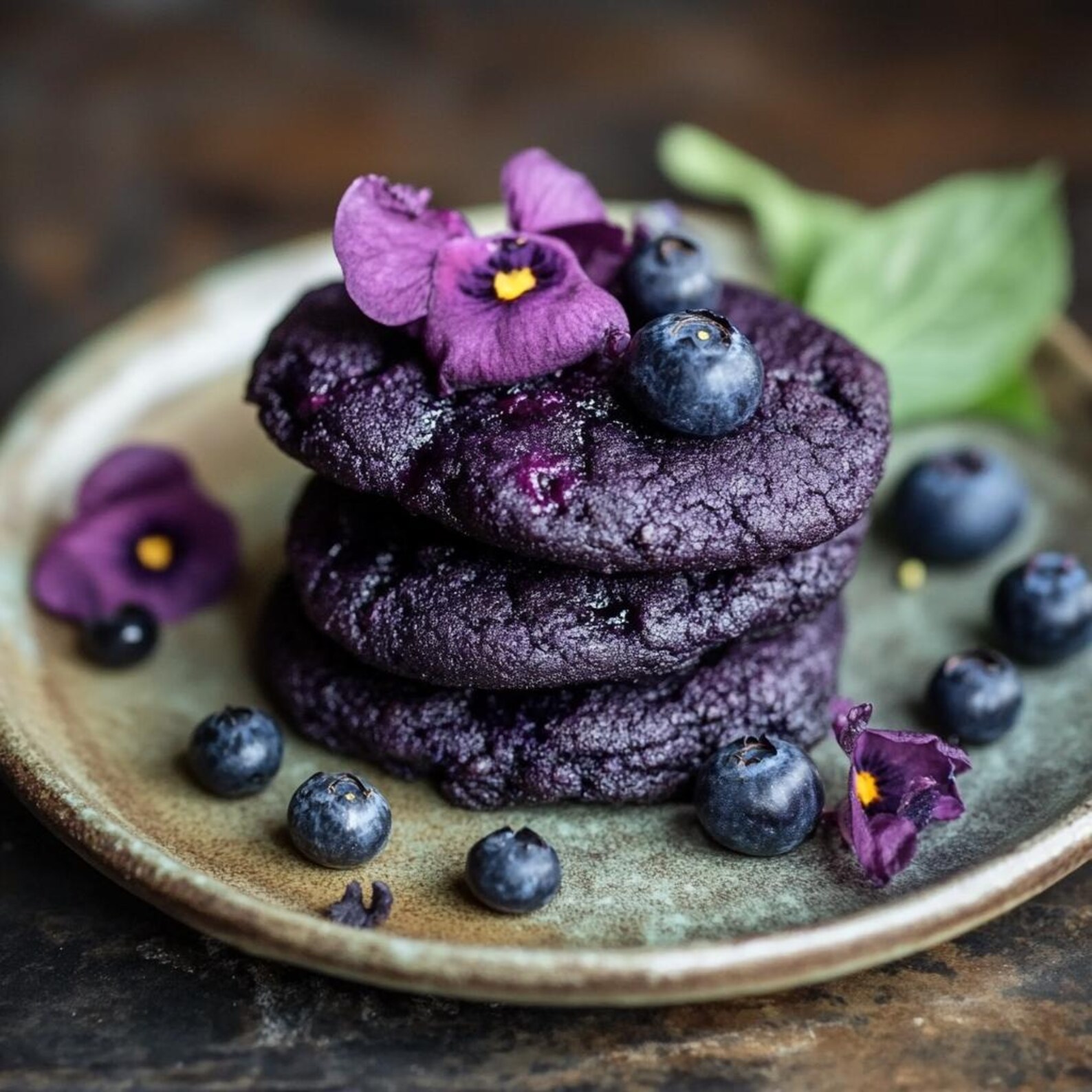 Blue(berry) Cookies | Vegan & Naturally Blue! - Etsy