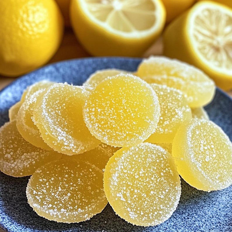 Homemade Lemon Drops - Etsy