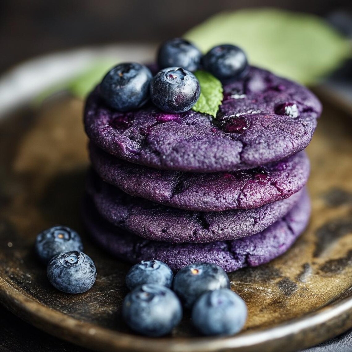 Blue(berry) Cookies | Vegan & Naturally Blue! - Etsy