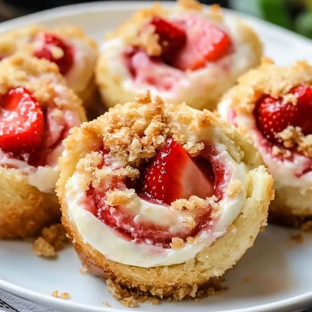 Strawberry Cream Cheese Crumble Rolls – Easy Dessert Recipe - Etsy