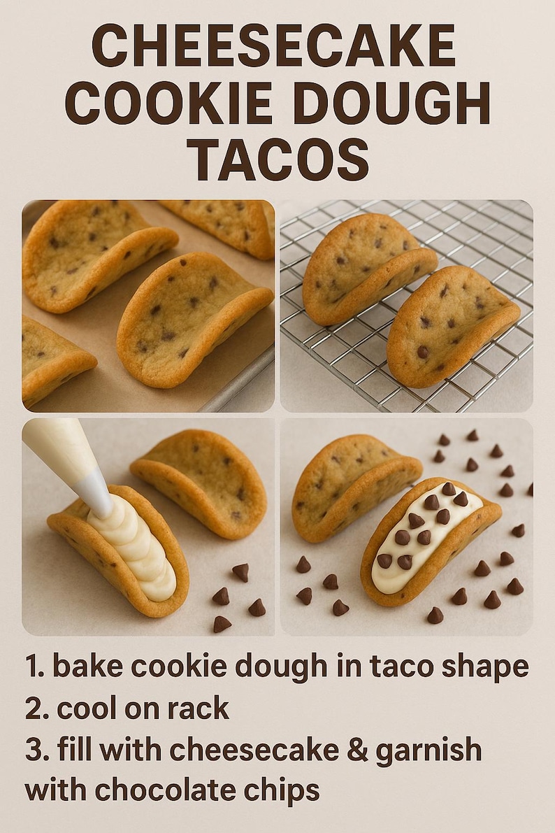 Cheesecake Cookie Dough Tacos - Etsy
