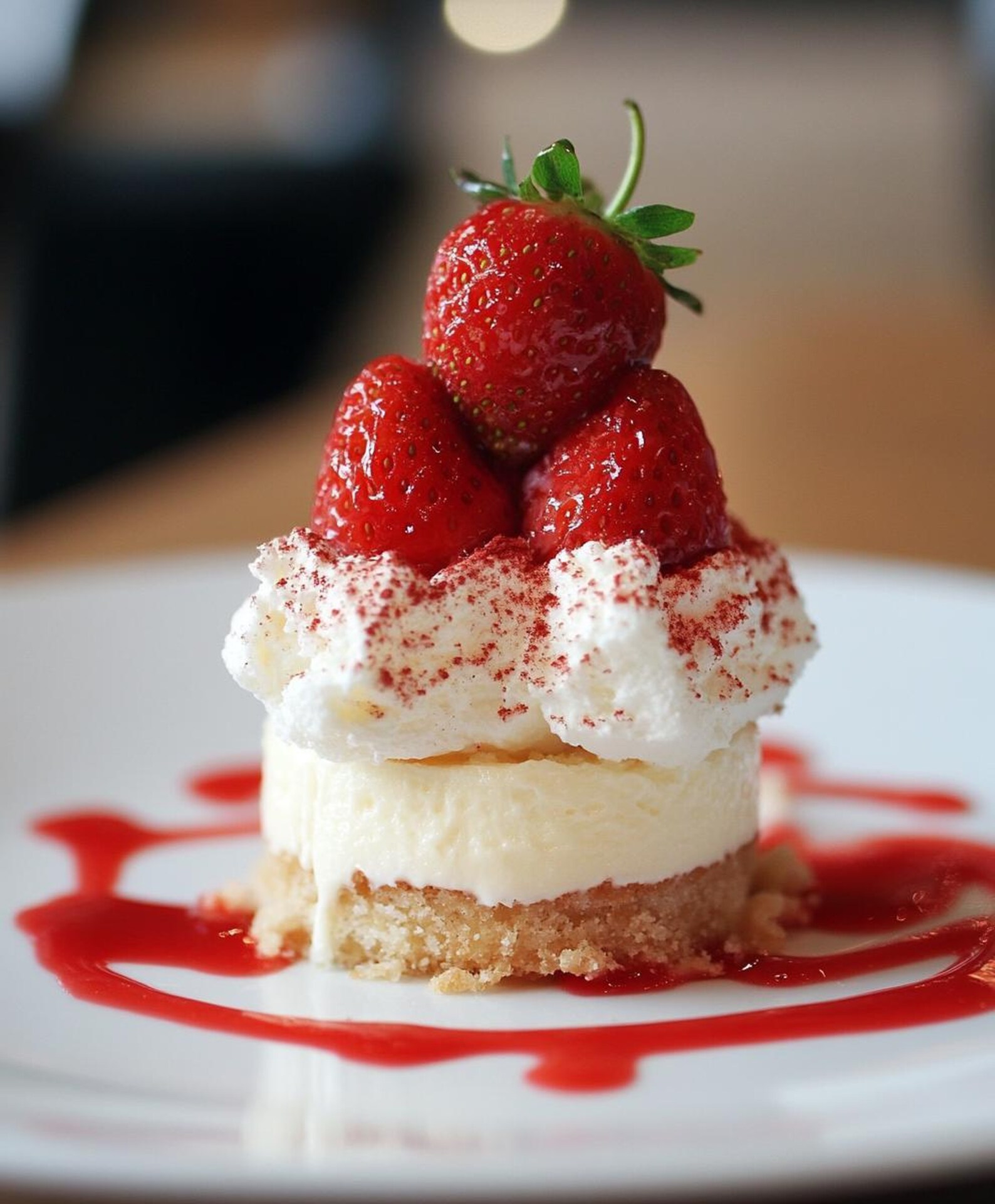 Strawberry Shortcake Cheesecake Dessert Roll - Etsy
