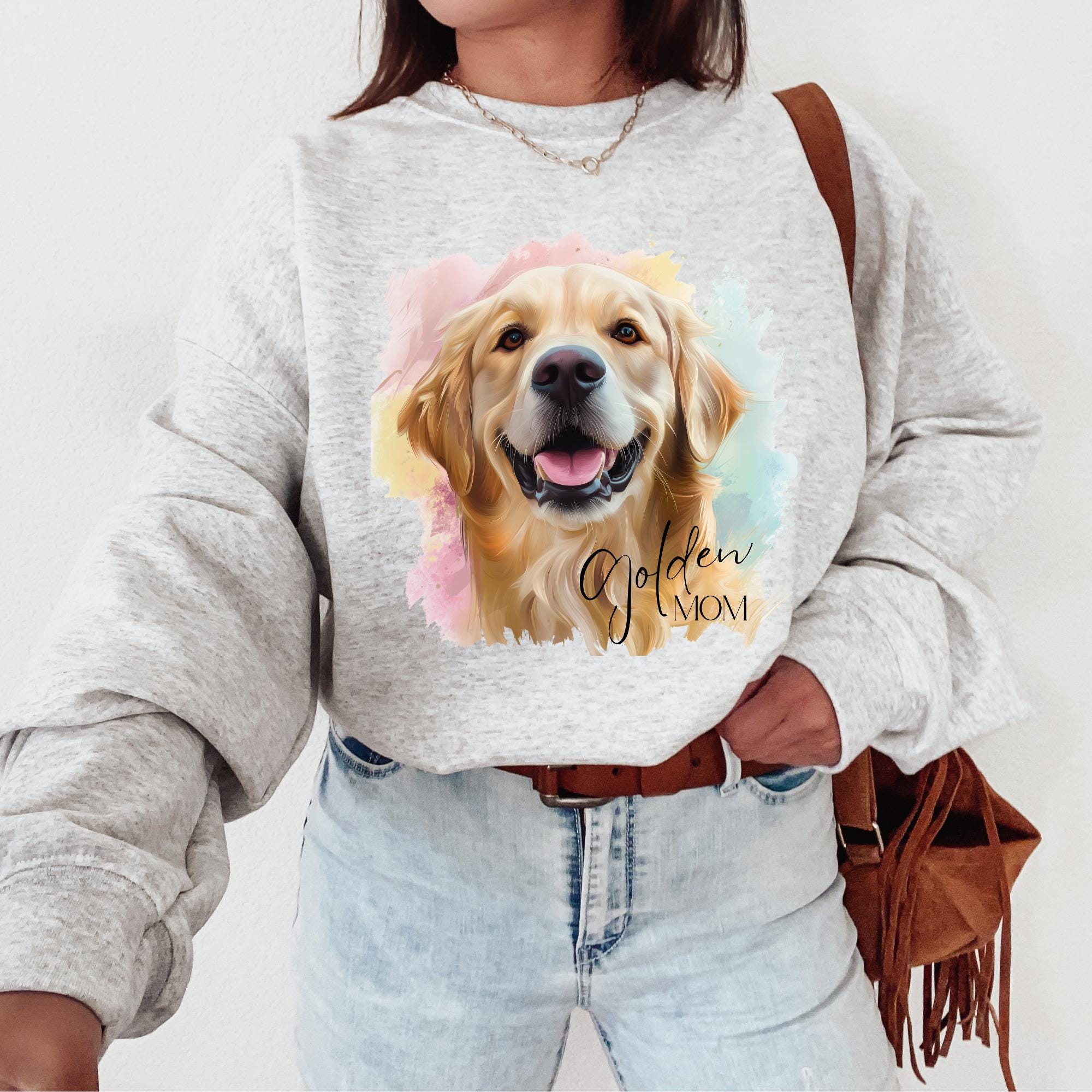 Golden Retriever PNG, Cute Dog Clipart, Golden Retriever Sublimation ...