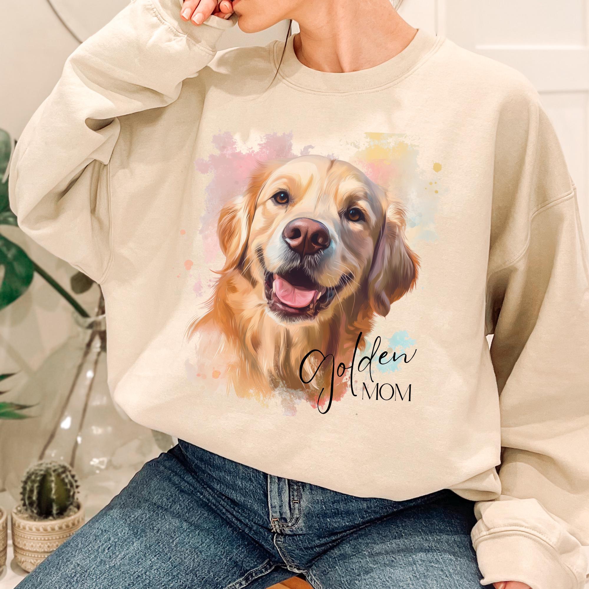 Golden Retriever PNG, Cute Dog Clipart, Golden Retriever Sublimation ...