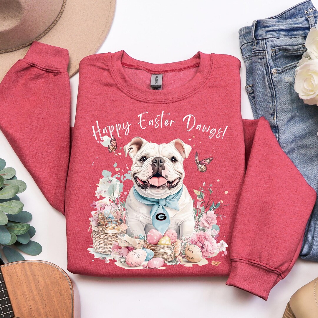 Bulldog Custom PNG, Spring Bulldog Png, Pastel Bulldog Sublimation ...