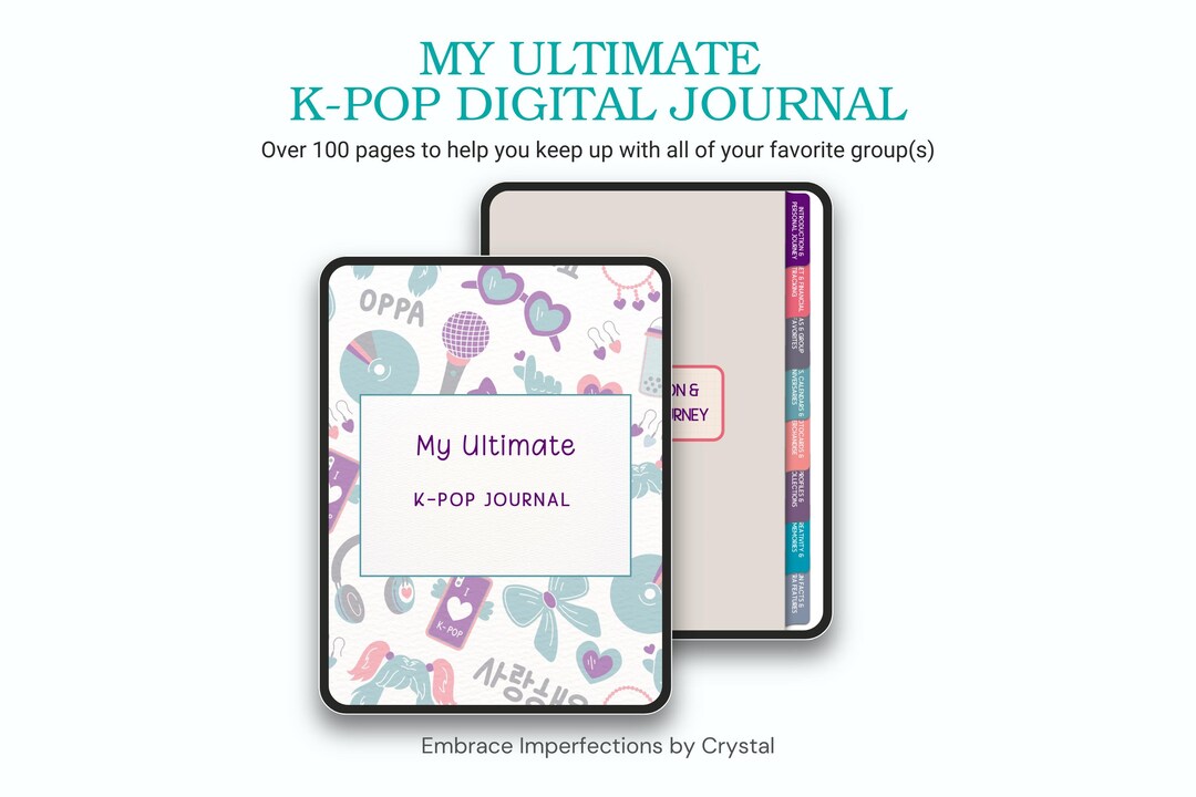 My Ultimate K-pop Digital Journal - Etsy