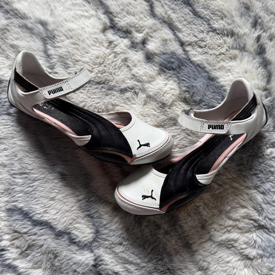 Vintage 00s Puma Ballet Flats Ballerina Shoes Size 7.5 US - Etsy