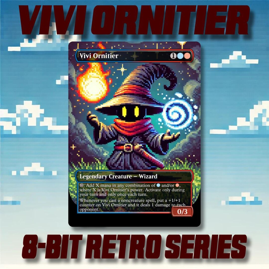 Vivi Ornitier - Custom 8-bit Retro Style Alternate Art High Quality ...