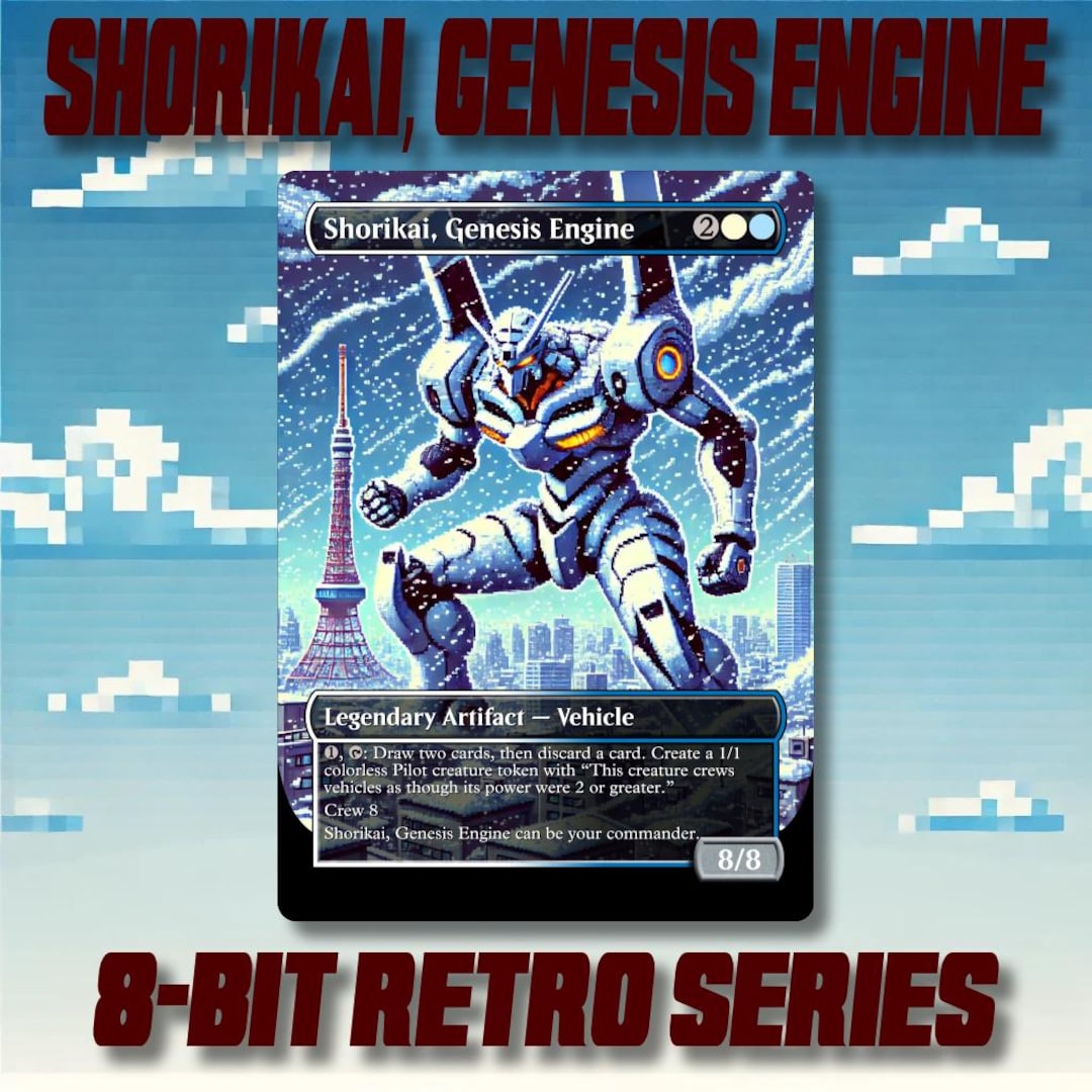 Shorikai, Genesis Engine - Custom 8-bit Retro Style Alternate Art High ...