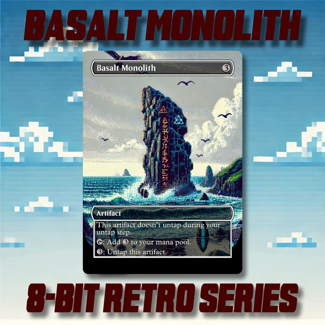 Basalt Monolith - Custom 8-bit Retro Style Alternate Art High Quality ...