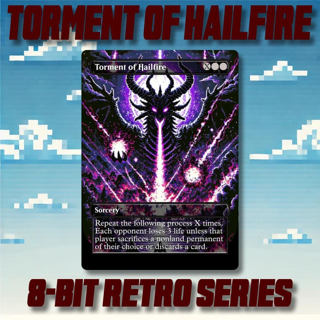 Torment of Hailfire - Custom 8-bit Retro Style Alternate Art High ...