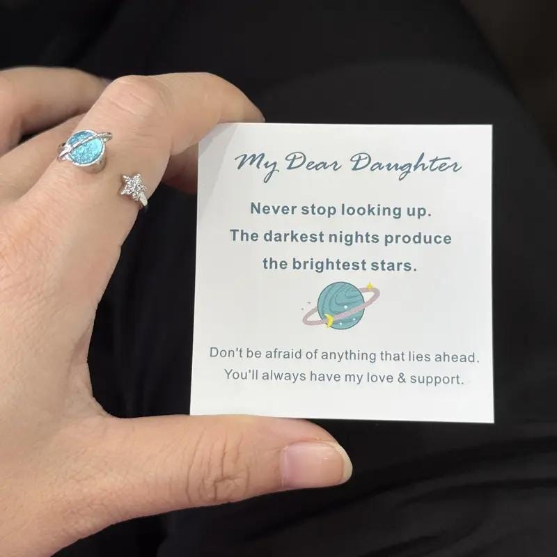 Girls Fidget Rings Flower - Etsy