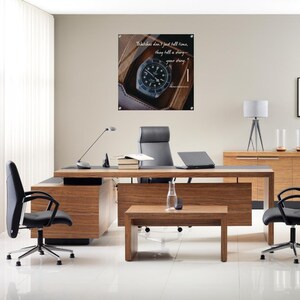 Watch Wall Decor Time Wall Art Inspirational Home Office Wall Decor ...